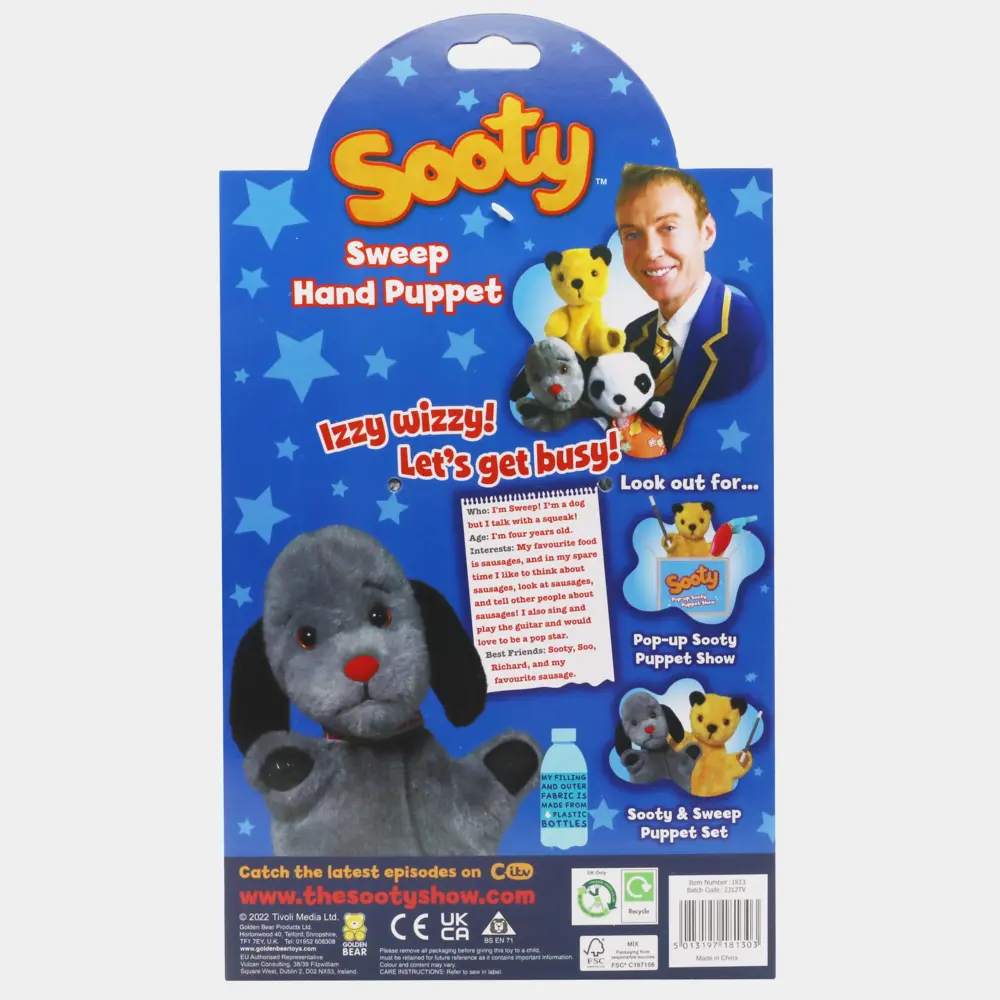 The Sooty Show Hand Puppet SWEEP